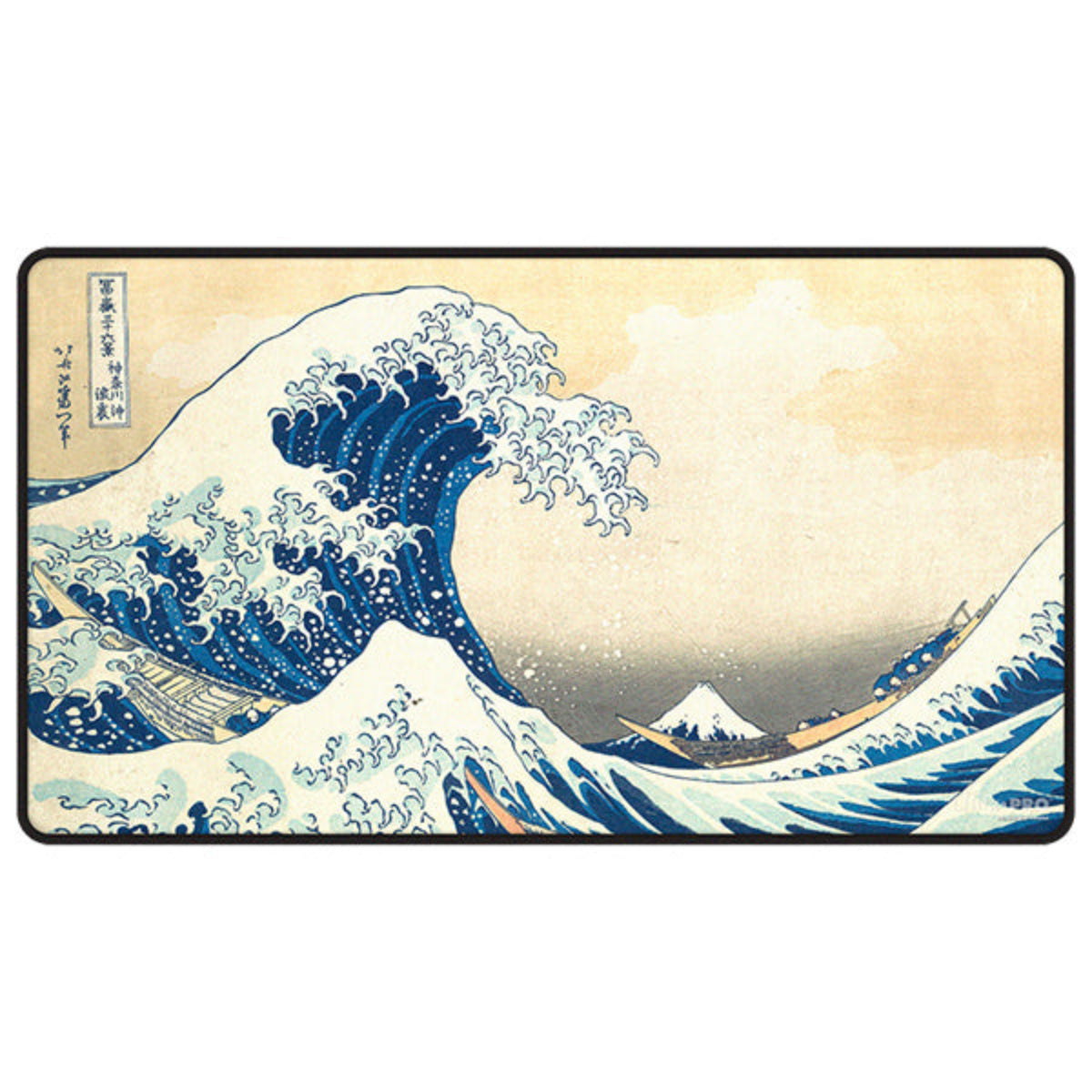 The Great Wave Off Kanagawa Playmat For MTG and other TCGS