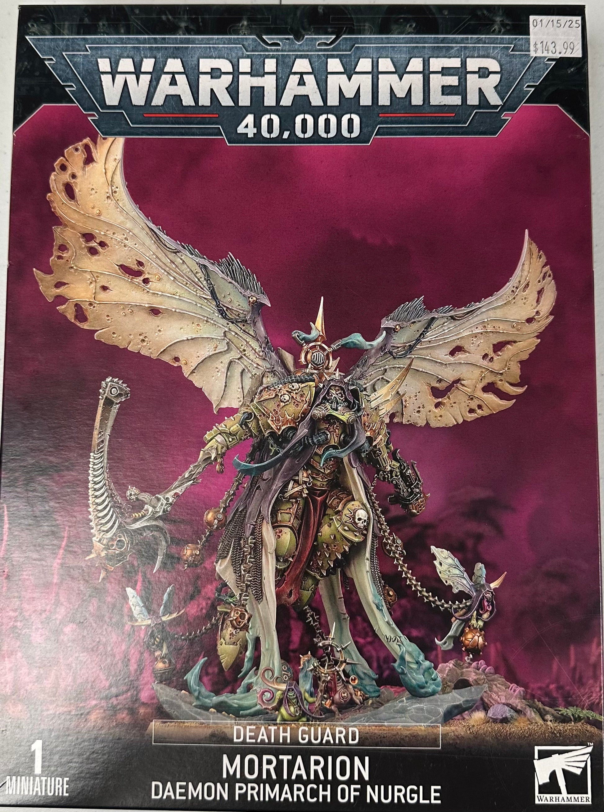 Warhammer 40K Death Guard Mortarion Daemon Primarch of Nurgle – Geekery ...